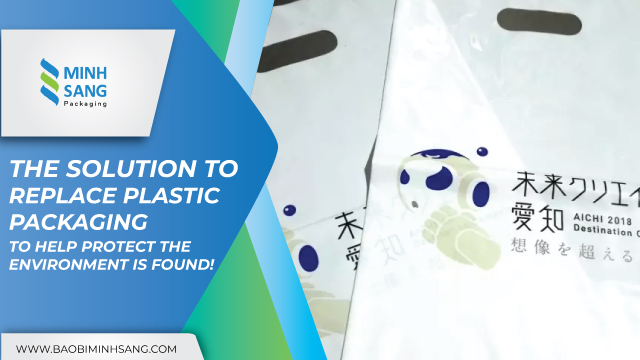 The solution to replace plastic packaging to help protect the ...